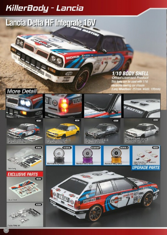 Killerbody Lancia Delta HF Integrale 16V - RC Cars, RC parts and RC ...